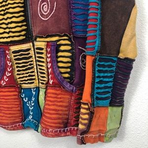 Karma Circle USA | Jackets & Coats | Karma Circle Usa Color Patched ...